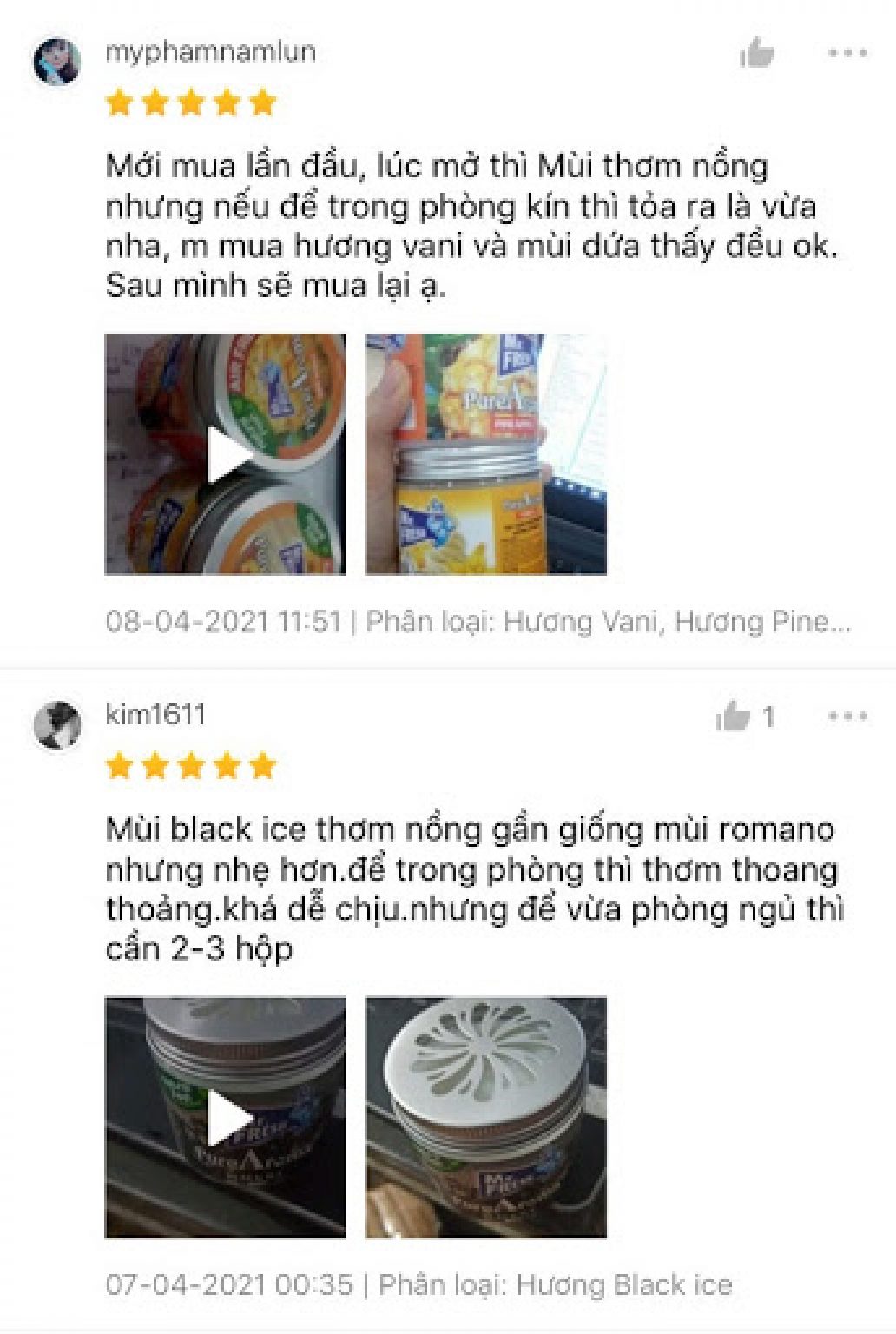 Top 8 sáp thơm phòng khử mùi hiệu quả nhất hiện nay